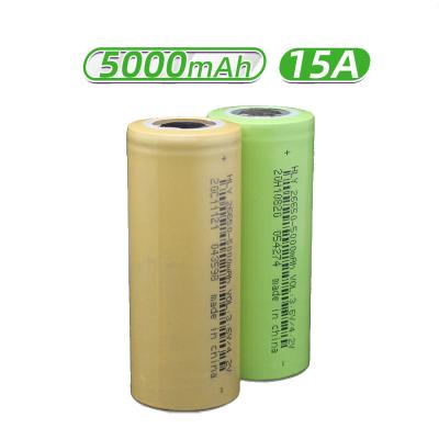 China Solar Lithium Ion Battery Cells 26650 15A Engine Starting Golf Trolley Use for sale