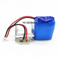 China LiPo Rechargeable Battery 7.4V 2200mAh Overcharge Protection for Scooter for sale