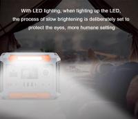 China Lithium Battery Portable Camping Power Supply 300W Dc output ABS Plastic Material for sale
