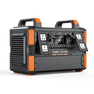 China Solar Rechargeable Lithium Ion Power Station Portable Generator 1000W 220V for sale
