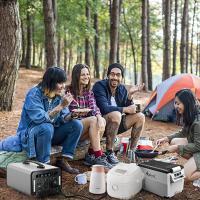 China ABS Plastic Material Portable Lithium Power Station 800W DC Output for sale