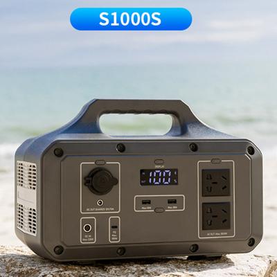 China ABS Plastic Material 18650 Portable Lithium Power Station 650W Carts Use for sale