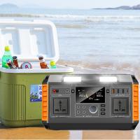 China 650W 650Ah Long Cycle Life LiFePO4 Solar Power Station Portable Lithium Battery for sale