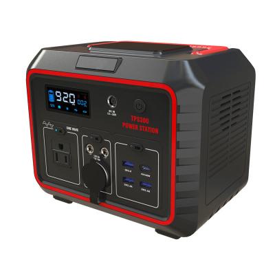 China High Speed Portable Lithium Battery Power Station 1000Ah 300W Solar Generator for sale