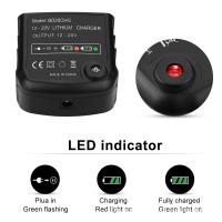 China 20V LiFePO4 Lithium Battery Charger Quick Charging for RV Golf Trolley 12V for sale