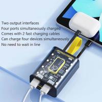 China 20000mAh Metal Power Bank Fast Charging with Type C and USB Port for Travel for sale