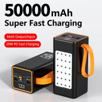 China Long Cycle Life 50000mAh Portable Lithium Power Station for LED Light for sale