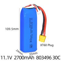 China 2700mAh 11.1V Lithium Battery Pack for Ebike UPS Carts RC Toys Solar Systems for sale