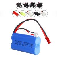 China 7.4V 2000mAh Lithium RC Battery Long Cycle Life Li-Ion Engine Starting for sale