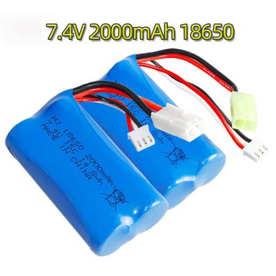 China LiFePO4 Battery 7.4V 2000mAh for Electric Scooter Solar Systems RC for sale