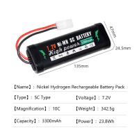 China Quick Charging Solar Energy 7.2V Lithium RC Batteries 23.8Wh for sale
