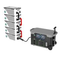 China Plastic Portable Lithium Power Station Long Cycle Life 48V 6432Wh For Power Tools Escooter for sale