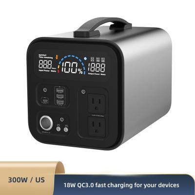 China US High Speed Built In Cable UPS Portable Lithium Power Station 98400mAh LiFePO4 for sale
