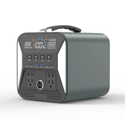 China Portable Lithium Power Station 60W Solar Generator with BMS for Home Appliances Motorcycle for sale