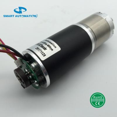 China 42mm DC Geared Motor with 2ppr 12ppr Magnetic Encoder Used For Automatic Windows Door Automation for sale