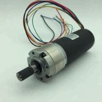 China 42mm Brushless Dc Planetary Gearbox BLDC Micro Motor With Power-off Brakes Optical Encoder Driver Controller Integrated for sale