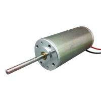 China Hard Ferrite Magnet 2 Poles Brush DC Motor O.D42mm Series Option with integrated Gearbox Encoder and Power-off Brakes for sale