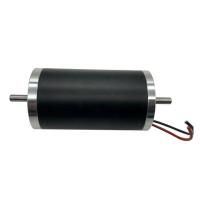 China 52ZYT01A Permanent Magnet Brush DC Motor Dual Shaft Option Gr53x25 2000RPM-10000RPM for sale