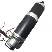 China 63mm High Torque Brush DC Planetary Gear Motor Option With Optical Encoder And Power Off Brake Integrated for sale