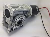 China NMRV030.80ZYT Series DC Worm Gear Motor 12v 24v 100w 200w With Worm Gearbox RV030 for sale