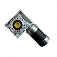 China 12v 24v 48v electric dc worm gear motor with Worm Gearbox heavy duty 10Nm 20Nm 30Nm 50Nm 60Nm Power 50w 100w 200w 300w for sale