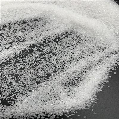 China Tilting Furnace Barmac Crushed White Fused Aluminum Oxide WFA for Brake Lining Industry for sale
