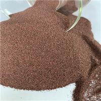 China 1050 Degree Medium Temperature Treatment Red Color Brown Fused Aluminum Oxide 95% for Ceramic Abrasives for sale