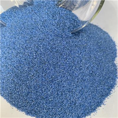China Lapping Angular Aluminum Oxide Granules High Temperature Treatment With Cobaltous Oxide for sale