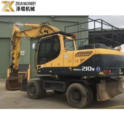 China Hyundai R210W Used Wheel Excavator 210-9 210W-9 Second-Hand for sale