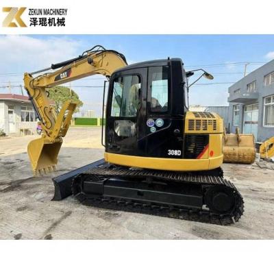 China Used 8 Ton CAT 308 Crawler Excavator 308D Mini Bagger with Excellent Performance for sale