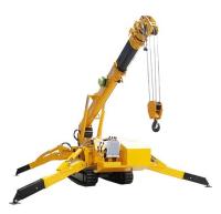 China 16M Boom Length Yellow Orange 5Ton Mini Spider Crawler Crane KB5.0 for sale