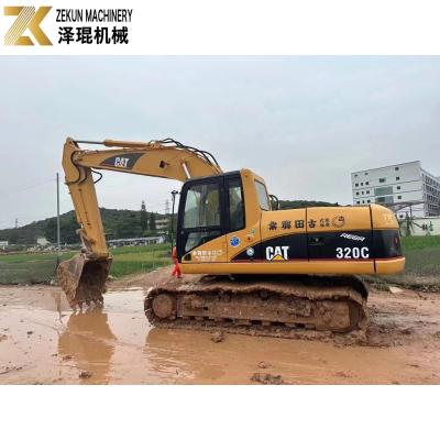 China 110KW Heavy Equipment Used CAT320 Excavator Caterpillar 320C Working Hours 4001-6000 for sale