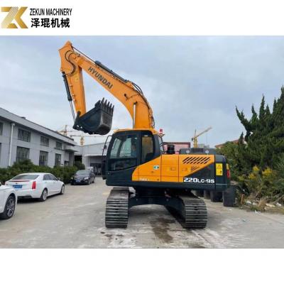 China Original Hydraulic Cylinder Korea Used Hyundai 220 Crawler Excavator for sale