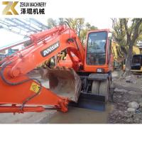 China Used Doosan DH150W-7 Wheel Excavator in Dubai with 0.57m³ Bucket for sale
