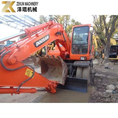 China Used Doosan DH150W-7 Wheel Excavator in Dubai with 0.57m³ Bucket for sale