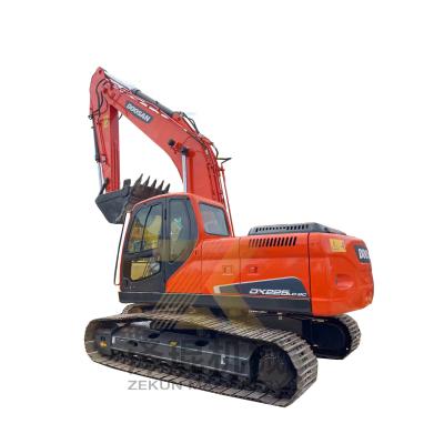 China Used Doosan DX225-7 DX225-9 Excavator 23Ton with 0.92m³ Bucket for sale