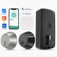 China Aluminum Door Smart Lock with WiFi and Tuya Keyless Entry Keypad Control for sale