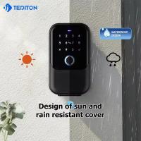 China Unlock Ways Password Key Lock Box for Wood/Aluminum Door -20 60°C Outdoor IP65 Waterproof for sale