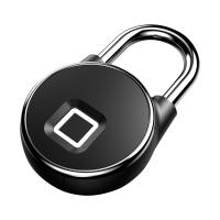 China 180mAh 3.7V Lithium Battery Heavy-Duty Bluetooth Smart Fingerprint Padlock for Door for sale