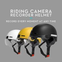 China Smart Cycling Helmet with 8-Hour Recording Camera Good and ABS Shell EPS Inner Liner for sale