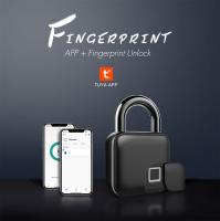 China USB Interface Power Supply Mini Door Lock Luggage Fingerprint Smart Padlock for Doors for sale