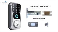 China Competitive American Standard Zinc Alloy Wifi Controlled Deadbolt Lock for Wood Door for sale