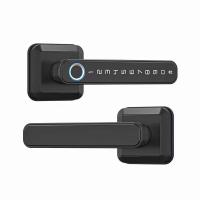 China Wood Door Fingerprint Password Smart Lock Quick Unlock Digital Code WiFi Connectivity for sale
