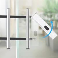 China Fingerprint Smart U Lock for Bicycle Bike Motorcycle Glass Door Heavy Duty Zinc Alloy for sale
