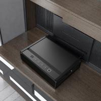 China Hot Keyless Biometric Fingerprint Safe Box for Home and Office Door Thickness 2.5mm for sale