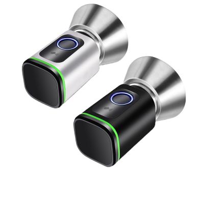 China Type-C Power Supply Smart Fingerprint Cylinder Door Lock Waterproof and Euro Standard for sale