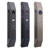 China 100 Capacity Smart Metal Door Lock with Key Unlock and Fingerprint/Password/Card for sale