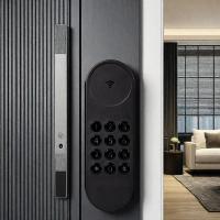 China Home Hotel Office Apartments WiFi Remote Unlock Smart Cylinder Door Lock for Glass Doors for sale