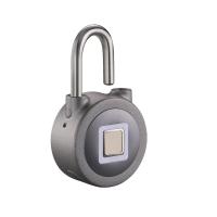 China Smart Kitchen Glass Cabinet Padlock with Fingerprint Unlock and Zinc Alloy Material for sale