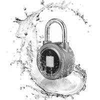 China Smart Kitchen Glass Cabinet Padlock with Fingerprint Unlock and Zinc Alloy Material for sale